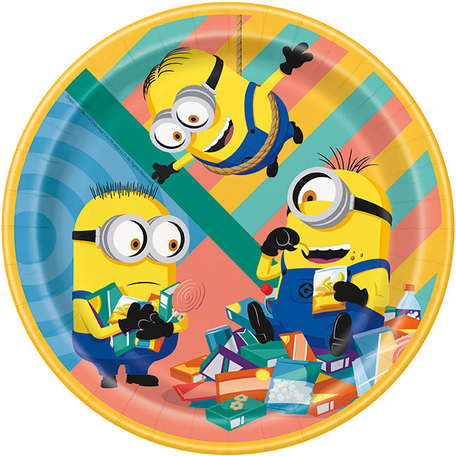 Despicable Me Round 9in Dinner Plates 8ct – Party Fair