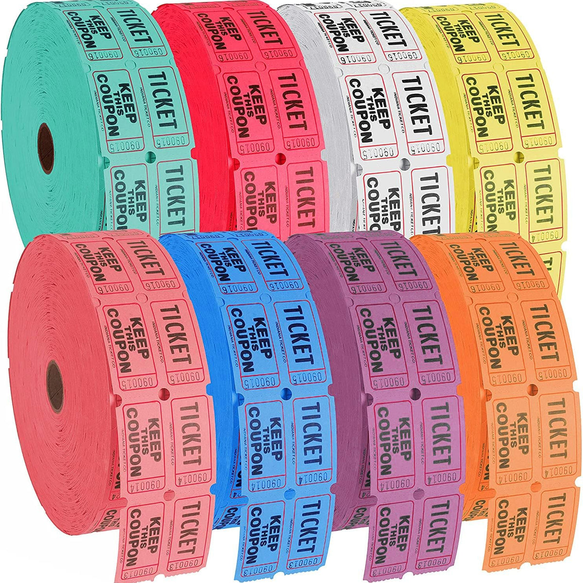 Double Ticket Roll - 2000 Tickets – Party Fair